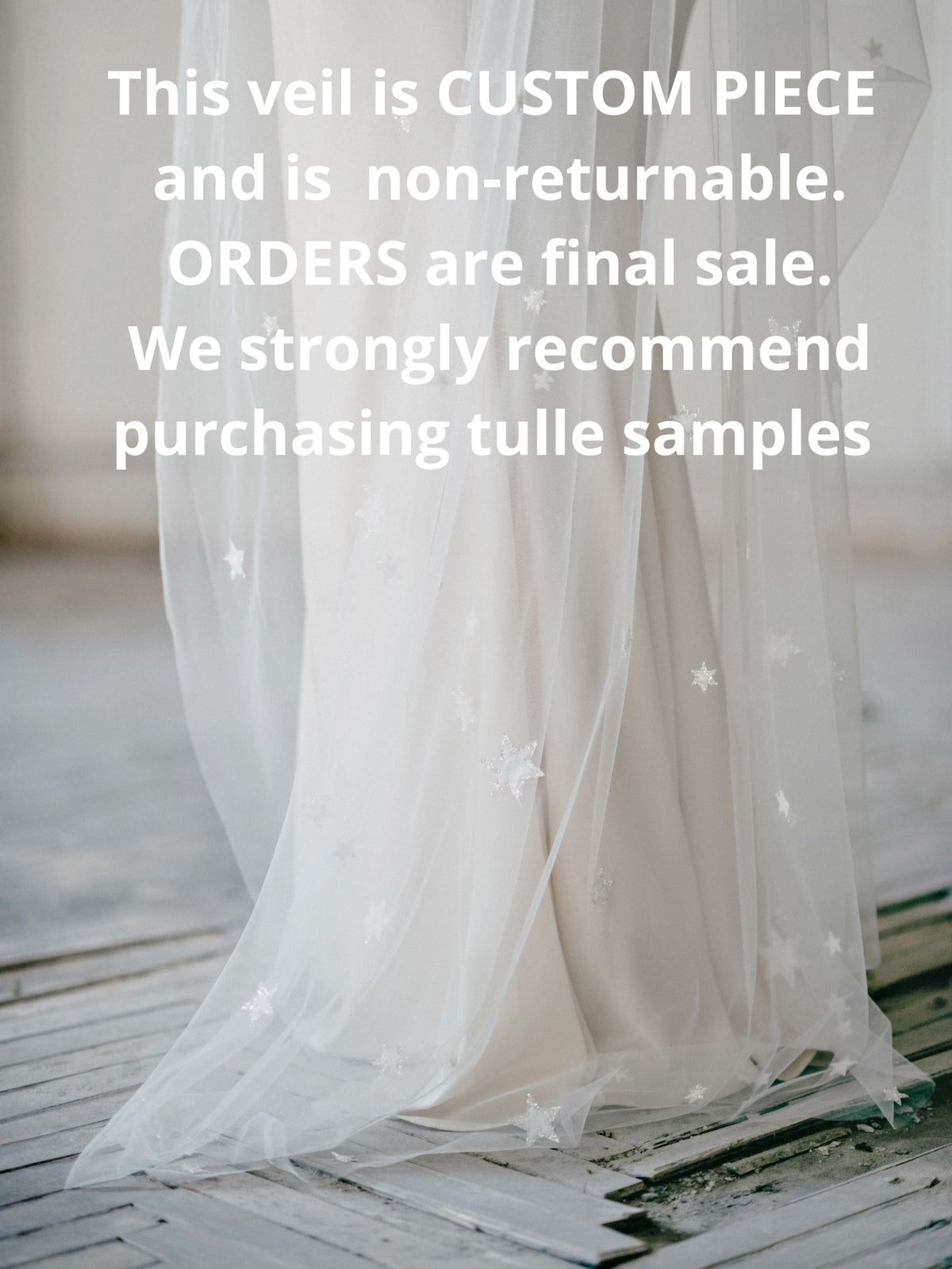 COELESTINE Star Veil – Celestial Bridal Veil | FloralJewellery