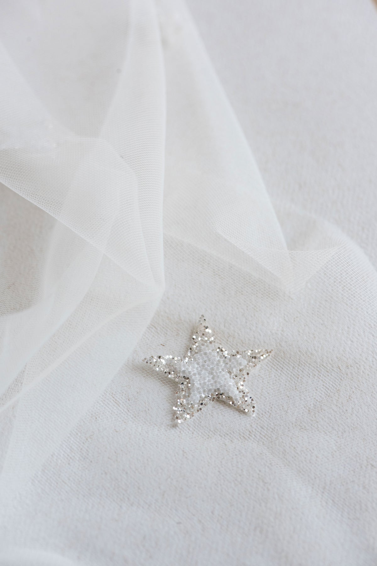 COELESTINE Star Veil – Celestial Bridal Veil | FloralJewellery